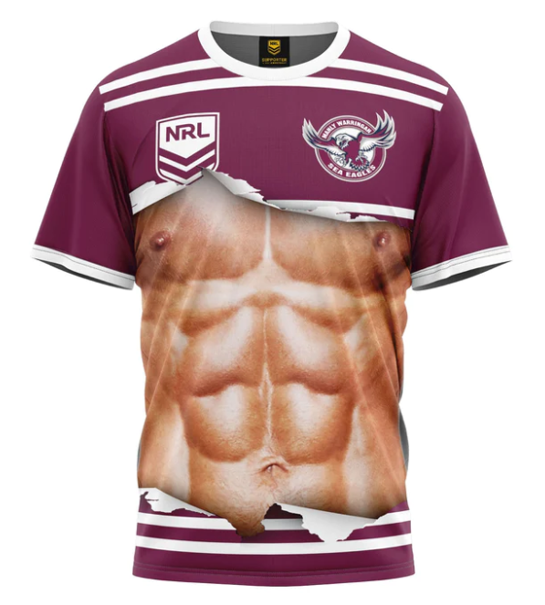 Manly Sea Eagles Ripped Tee – The Beerless Bar