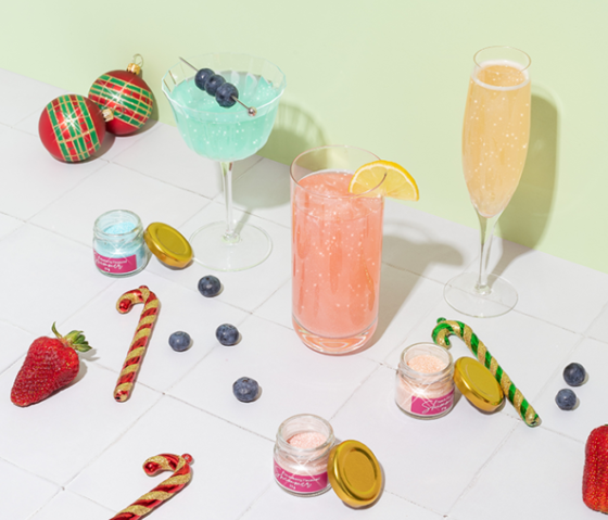 Cocktail Bubbly Shimmers – The Beerless Bar