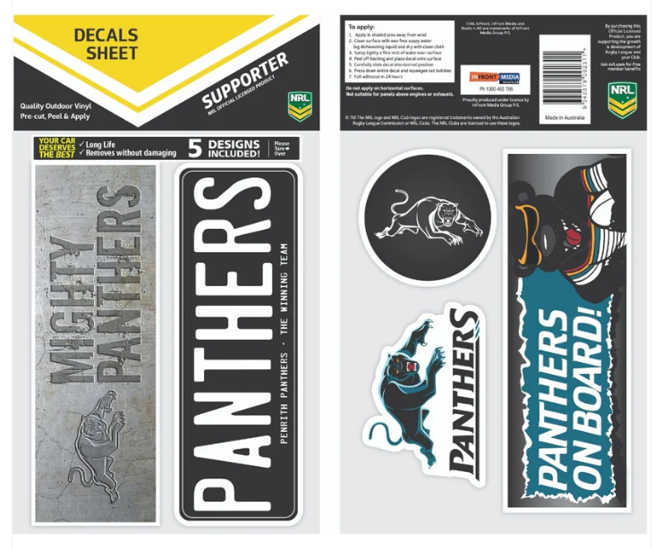 Penrith Panthers Car Stickers – The Beerless Bar