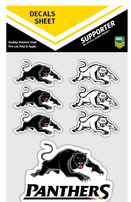 Penrith Panthers Vinyl Stickers – The Beerless Bar