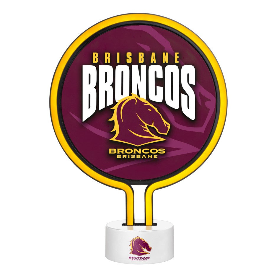 Brisbane Broncos Neon Light – The Beerless Bar