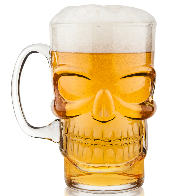 Skull Stein Glass – The Beerless Bar