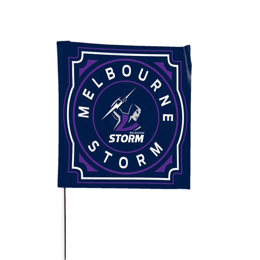 Melbourne Storm Square Flag – The Beerless Bar