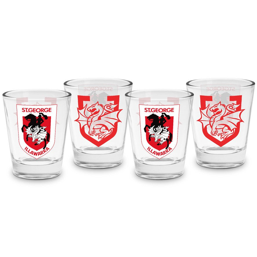 St George Dragon Shot Glasses – The Beerless Bar