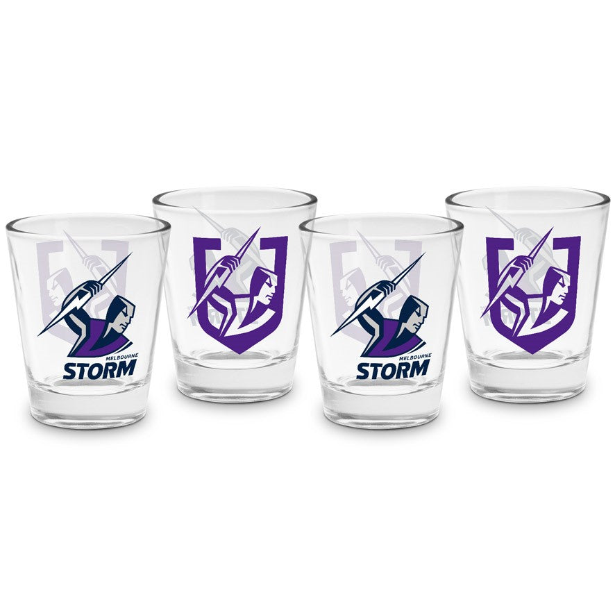 Melbourne Storm Shot Glasses – The Beerless Bar