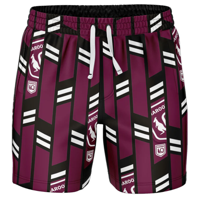 Qld Maroons Riviera Swim Shorts – The Beerless Bar